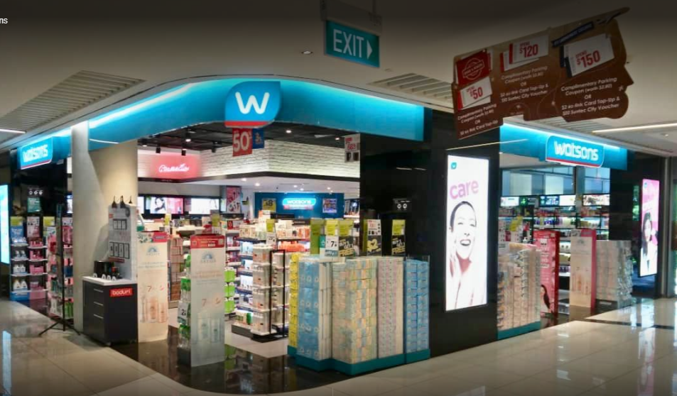 Search & Book - Watsons Singapore (Suntec City)
