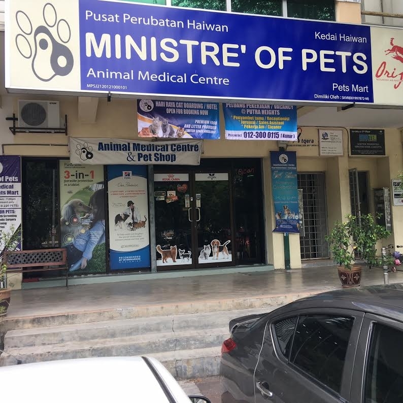 Search & Book | Ministre' Of Pets (Animal Medical Centre & Pets Mart) | Veterinary in Selangor